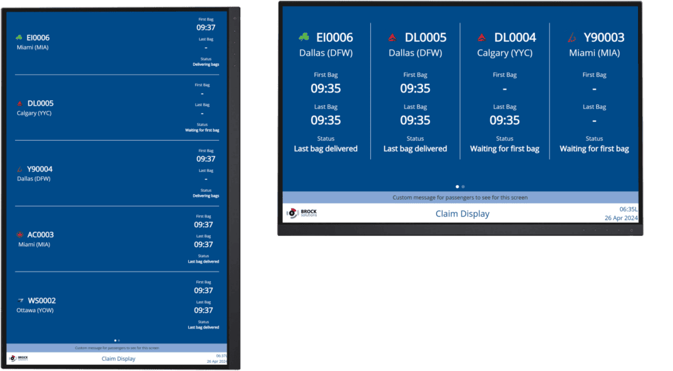 Enhance Baggage Handling with SmartSuite Baggage Information Displays ...